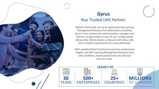 learning management systems LMS | Gyrus Systems | PPT | Free Download