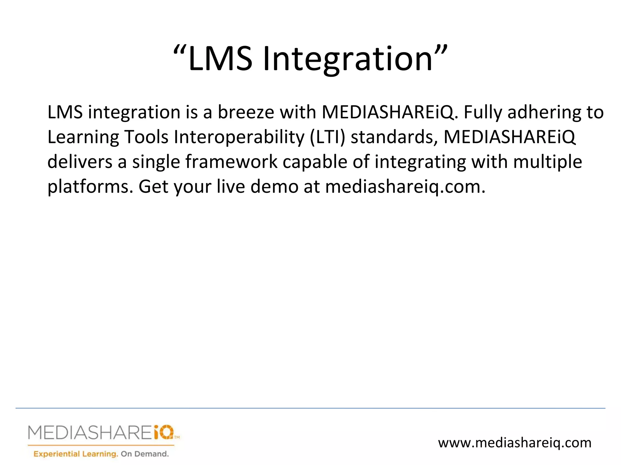 LMS Integration | PPTX