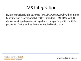 LMS Integration | PPTX | Technology & Computing