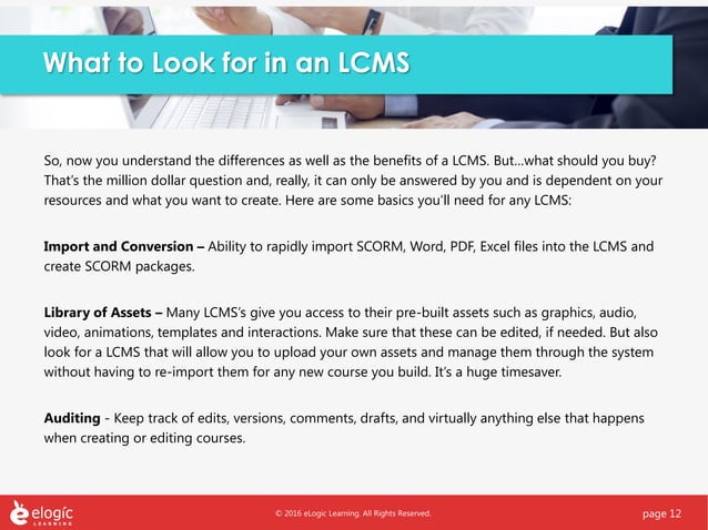 LMS 101: LMS vs. LCMS | PPT