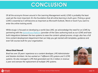 LMS 101: LMS vs. LCMS | PPT