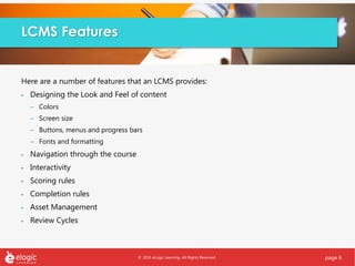 LMS 101: LMS vs. LCMS | PPT