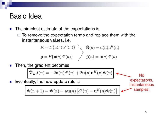 Lms Algorithm Pptx