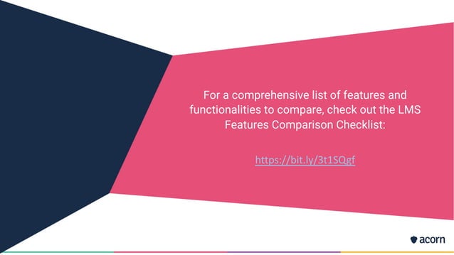 LMS Comparisons: Features and Functionalities | PPT
