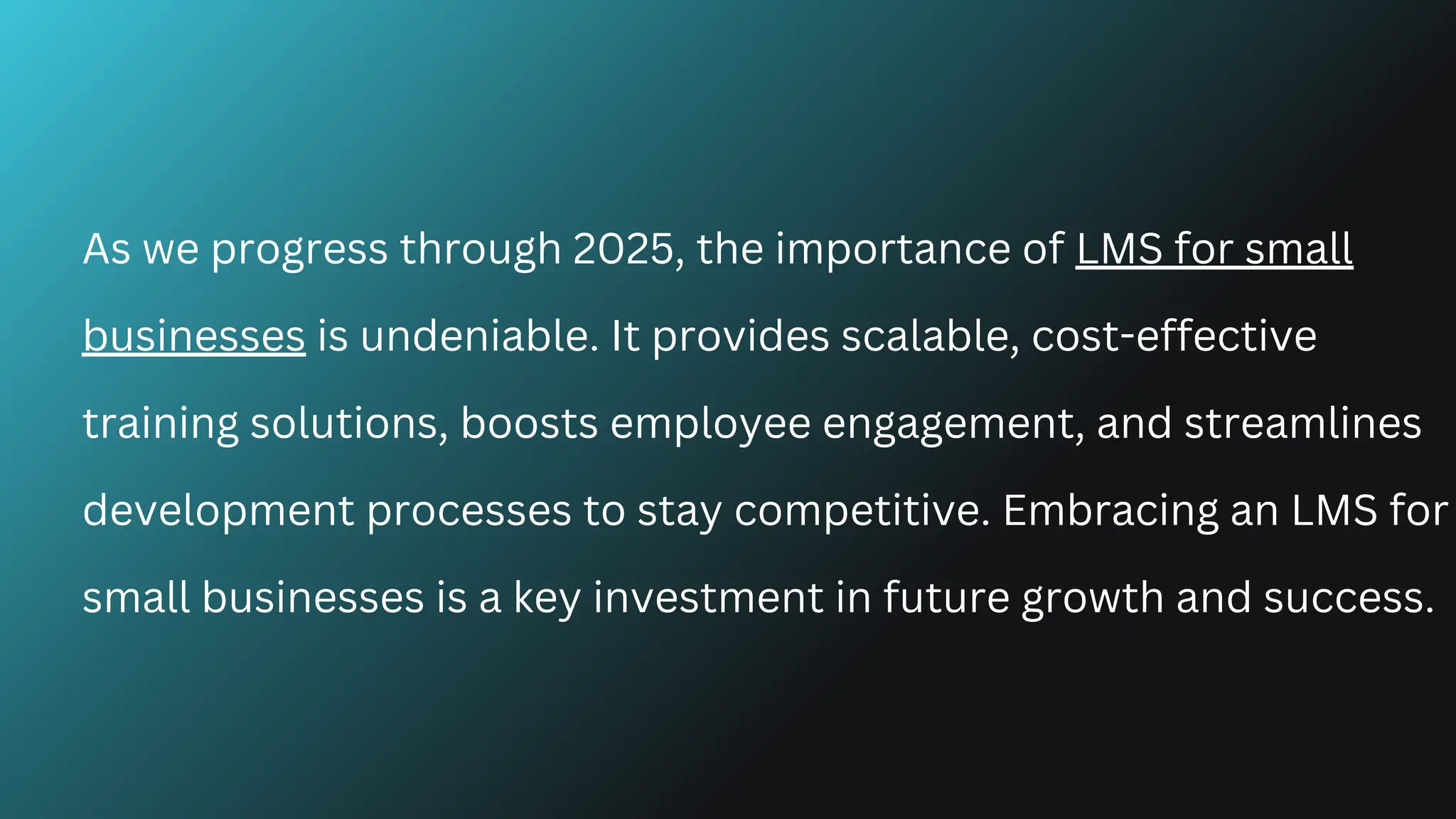 Role of LMS for small businesses in 2025.pdf
