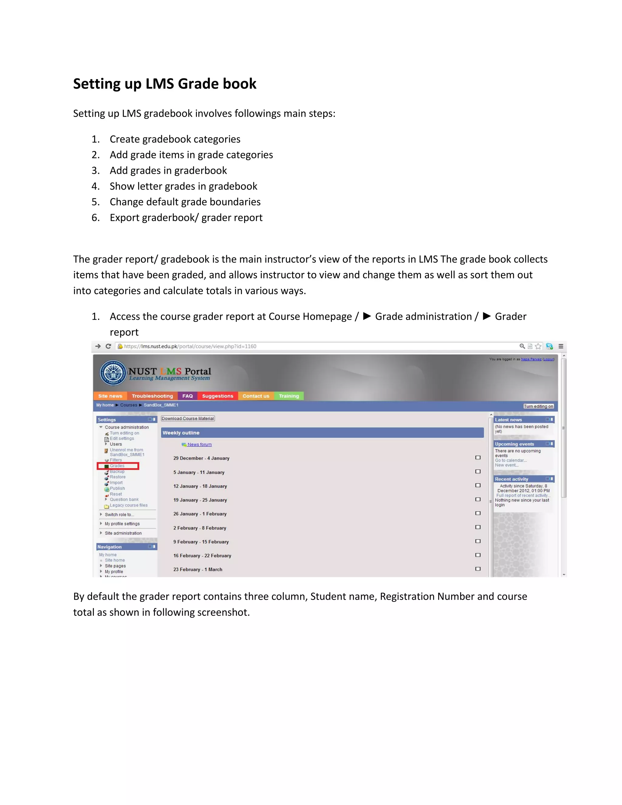 Lms gradebook manual | PDF