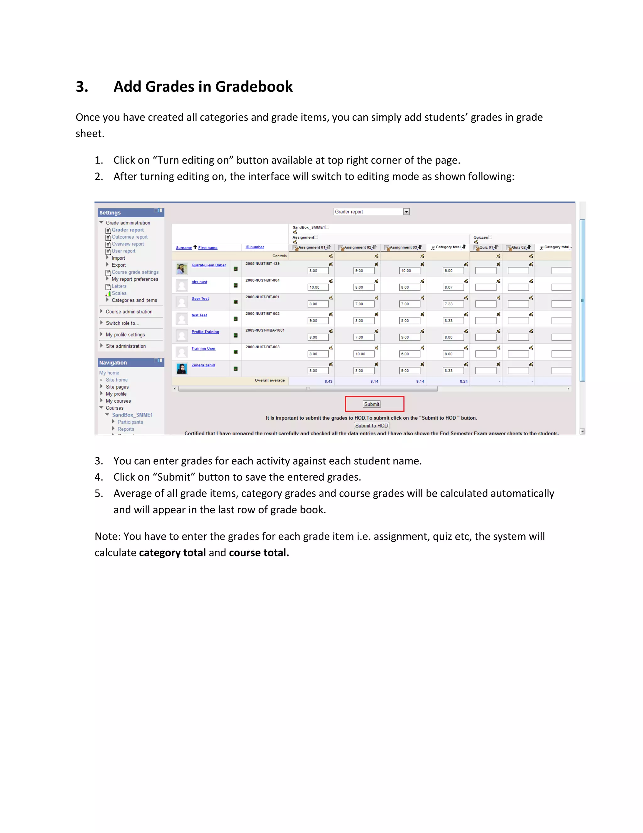 Lms gradebook manual | PDF
