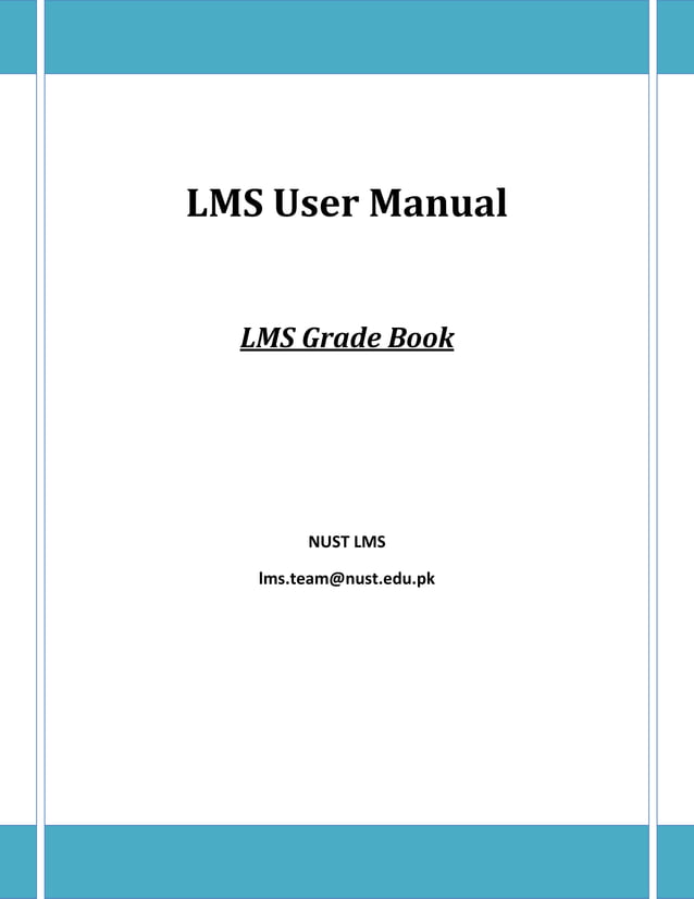 Lms gradebook manual | PDF