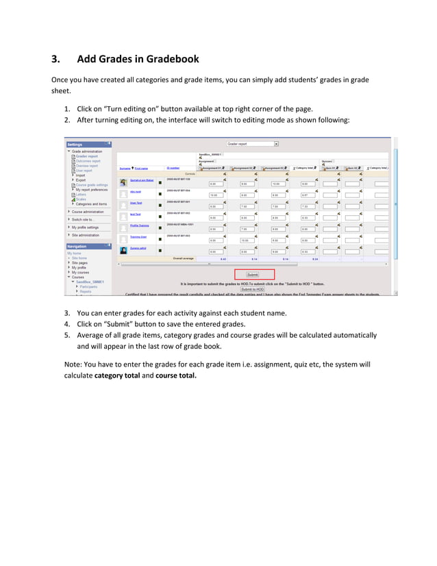 Lms gradebook manual | PDF