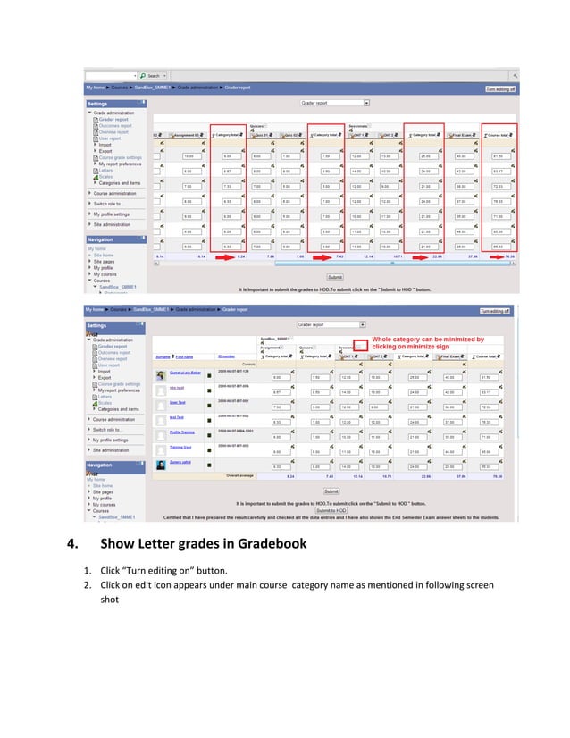 Lms gradebook manual | PDF