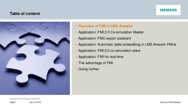 Using Fmi Functional Mock Up Interface For Mbse At All Steps Of Sys