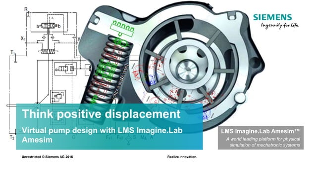 LMS Imagine.Lab Amesim - Think positive displacement and virtual pump ...