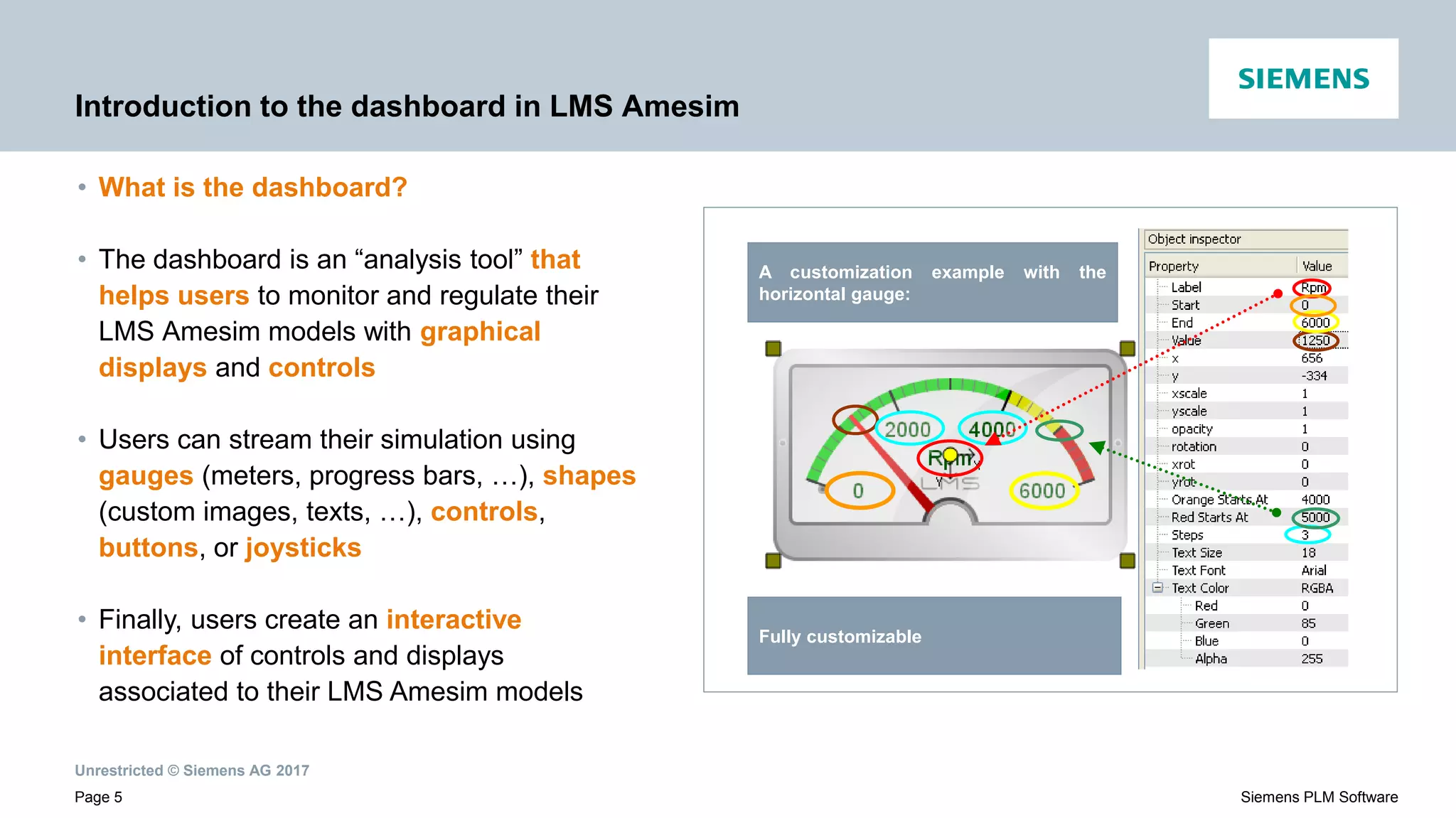 LMS Imagine.Lab Amesim: Supervise your systems with dashboard | PDF ...