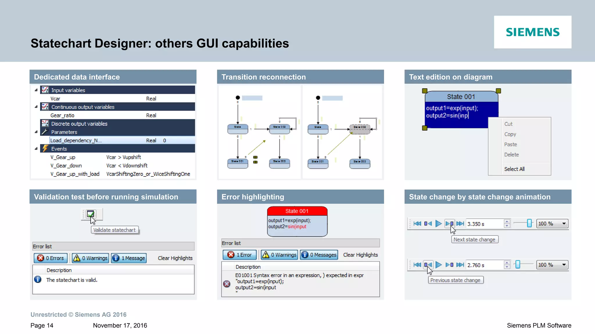 Statechart Designer of LMS Imagine.Lab Amesim: combine discrete-event ...