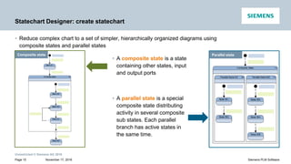 Statechart Designer of LMS Imagine.Lab Amesim: combine discrete-event control and continuous ...