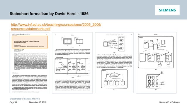 Statechart Designer of LMS Imagine.Lab Amesim: combine discrete-event control and continuous ...