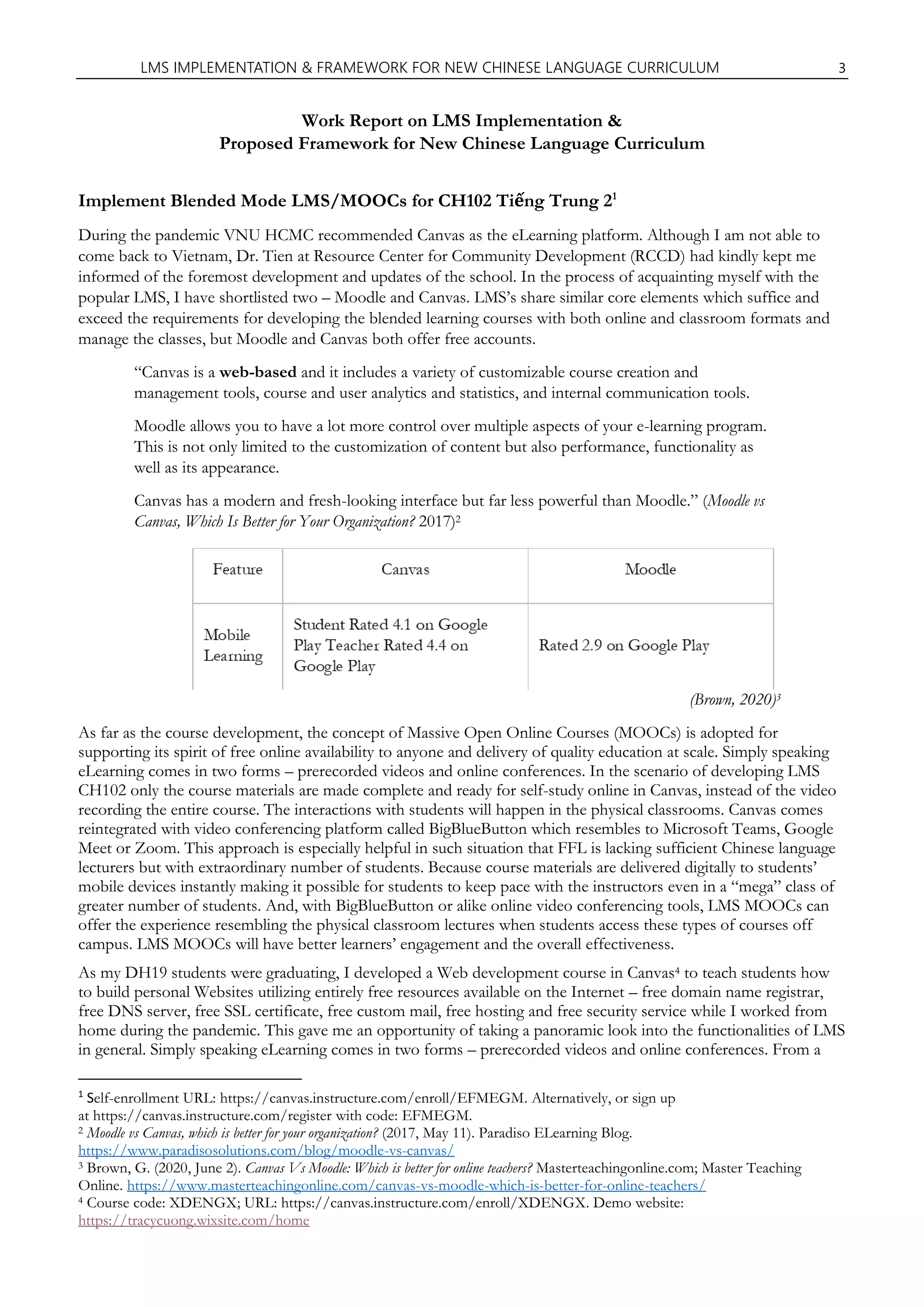 LMS Implementation & Proposed Framework for New HSK Curriculum | PDF