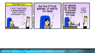 LMS, LRS, LXP, and More: Exploring the Learning Platforms Landscape | PPT