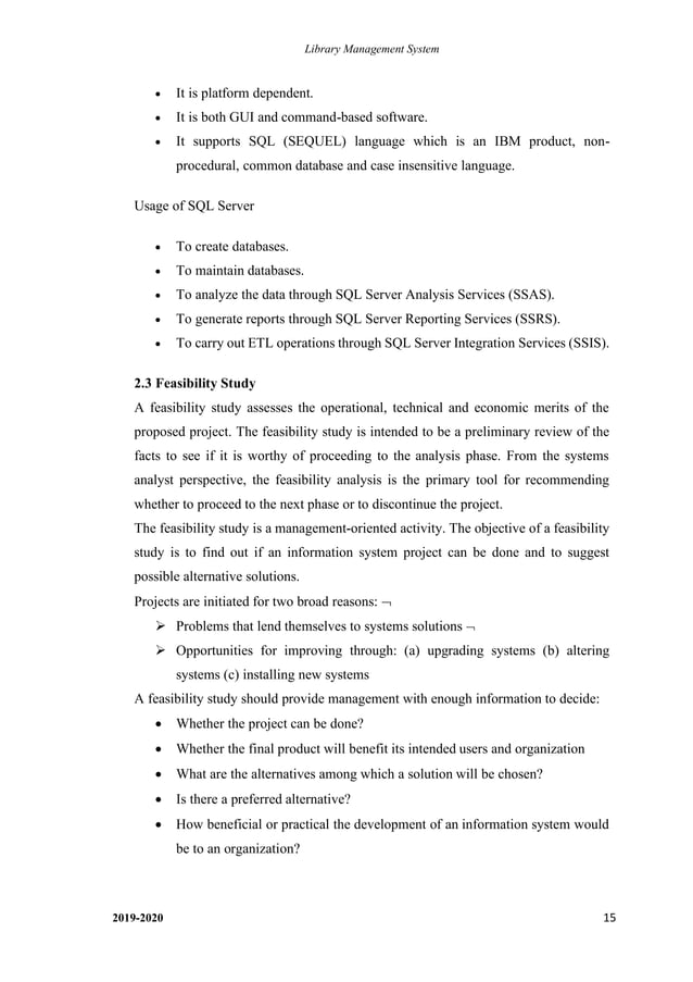Thesis on Library Management System | LMS | Project Report | PDF ...