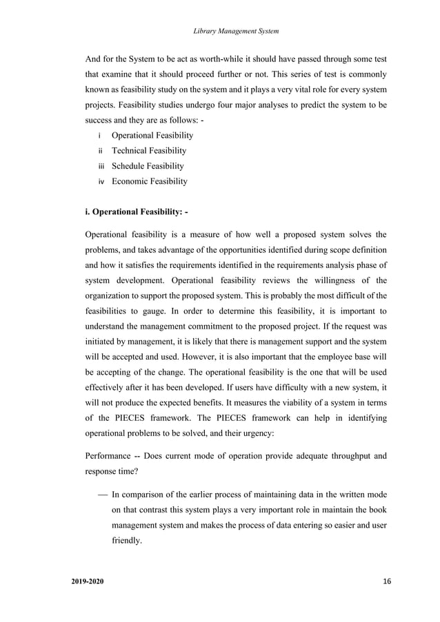 Thesis on Library Management System | LMS | Project Report | PDF ...