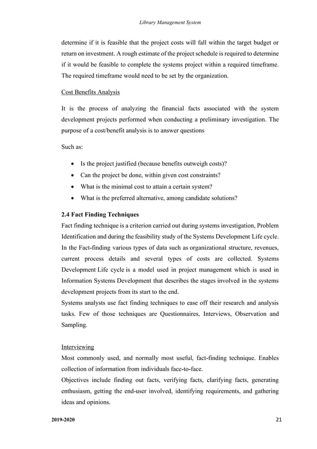 Thesis on Library Management System | LMS | Project Report | PDF ...