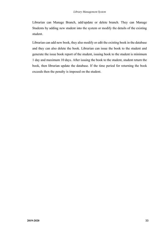 Thesis on Library Management System | LMS | Project Report | PDF ...