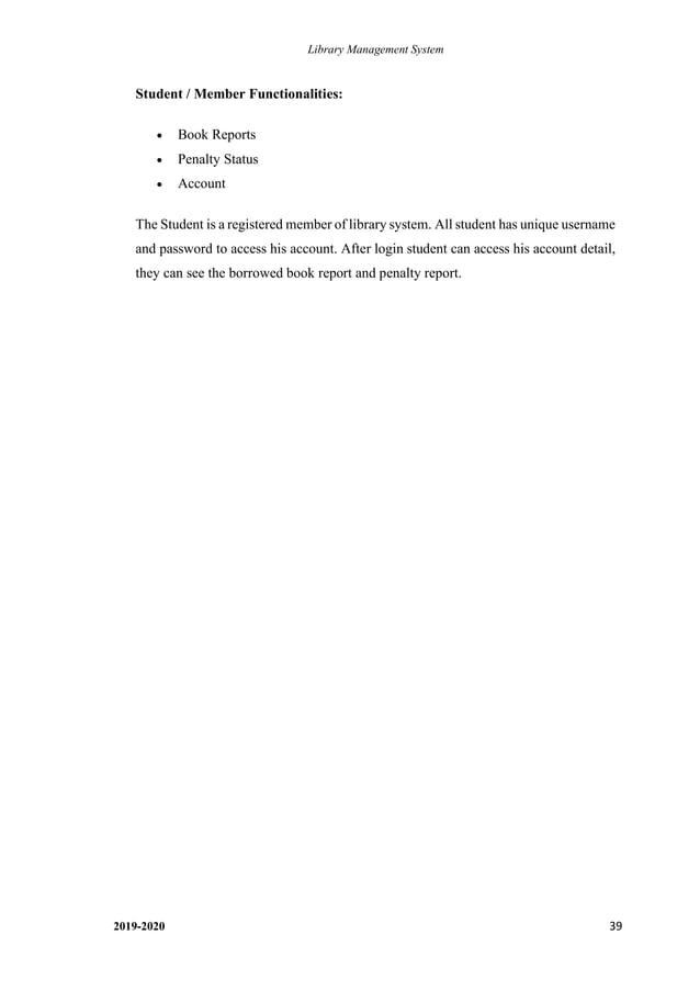 Thesis on Library Management System | LMS | Project Report | PDF ...