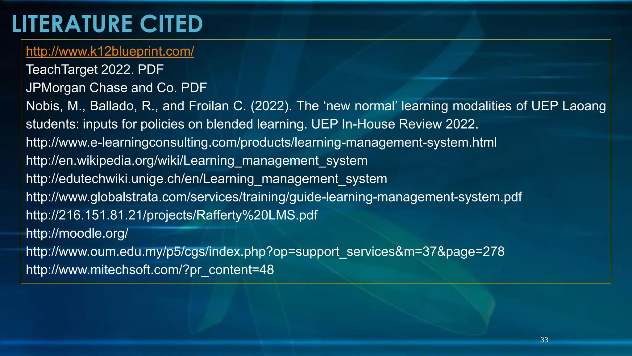 Learning Management System Lms Pdf Internet For Beginners Internet