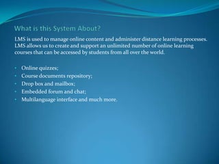 Lms powerpoint | PPTX