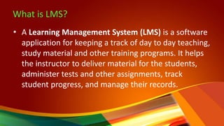 LMS power point | PPT