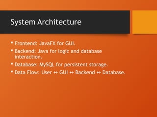 Library Management System | Presentation | PPTX
