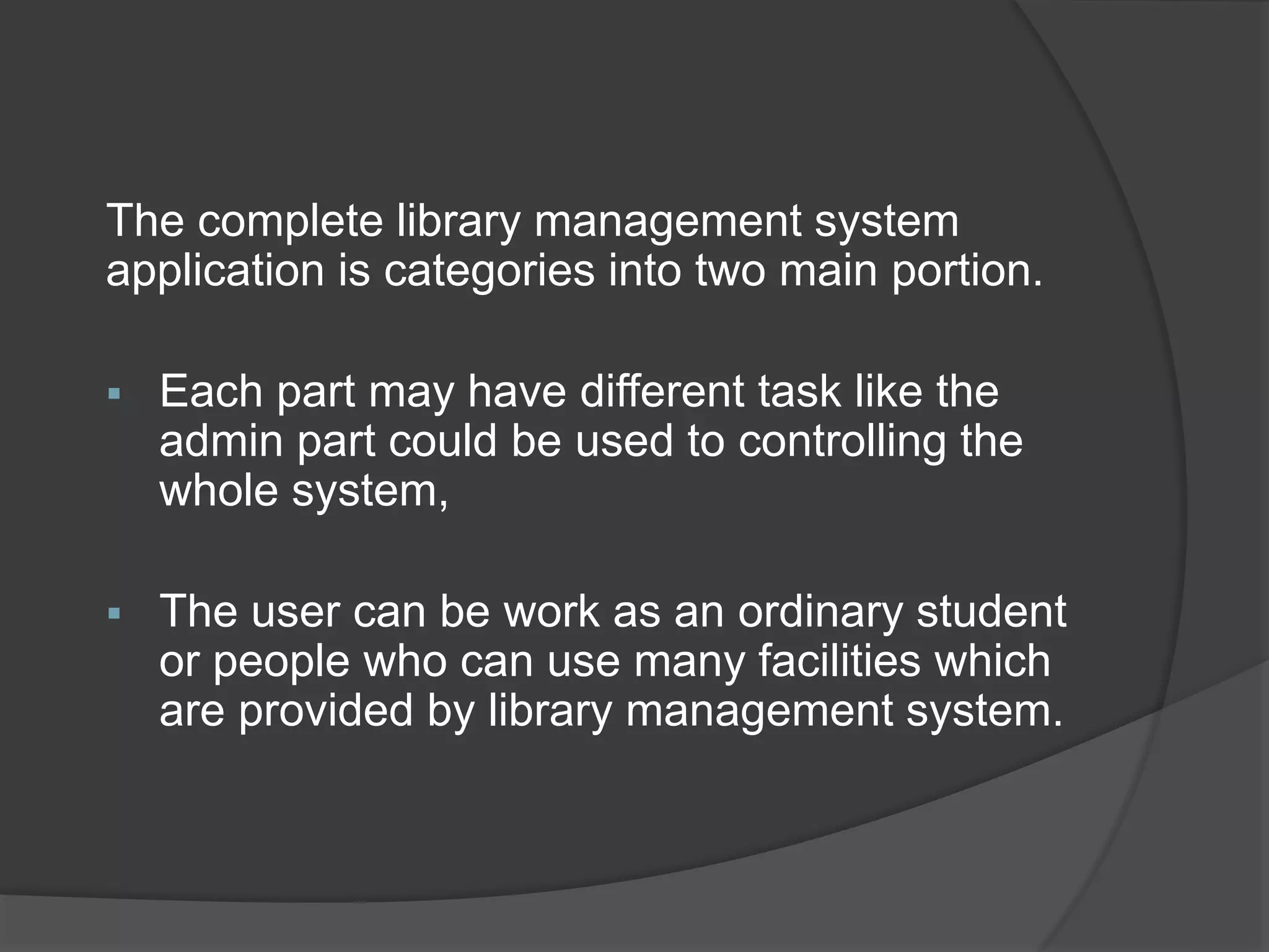 Library Management System | PPT