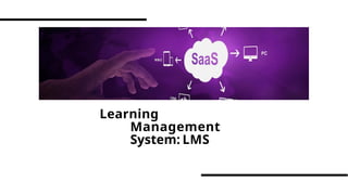 Learning Management System PPT on LMS Project | PPTX