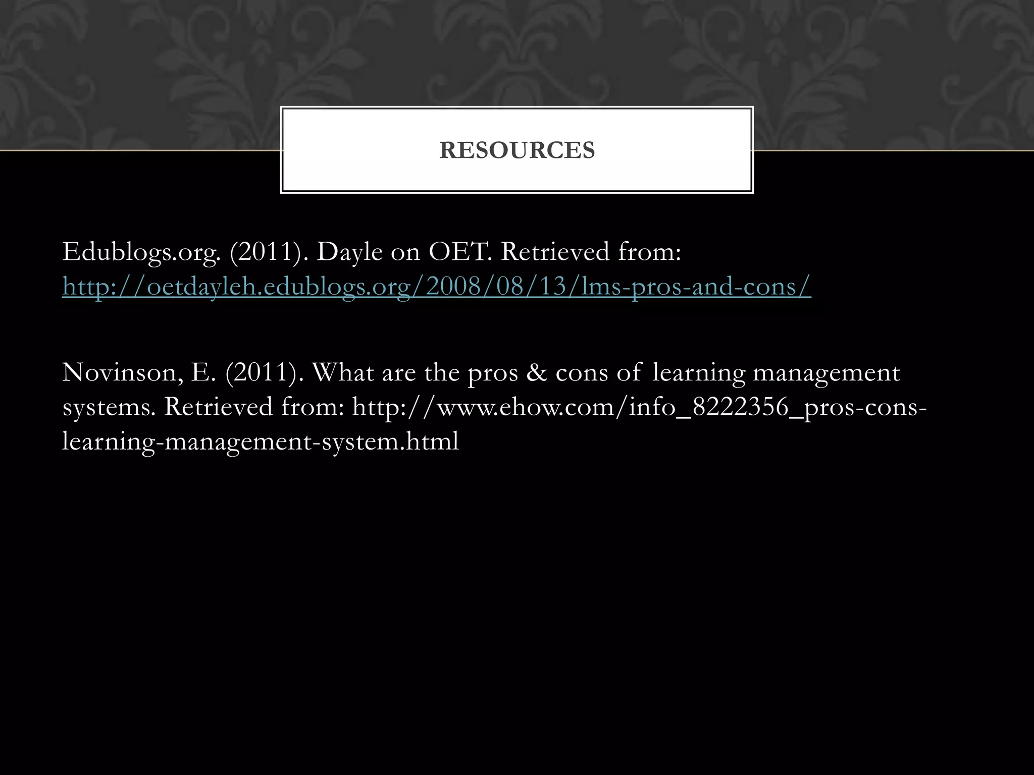 Learning Management Systems: The pros and cons of open-source LMSs | PPT