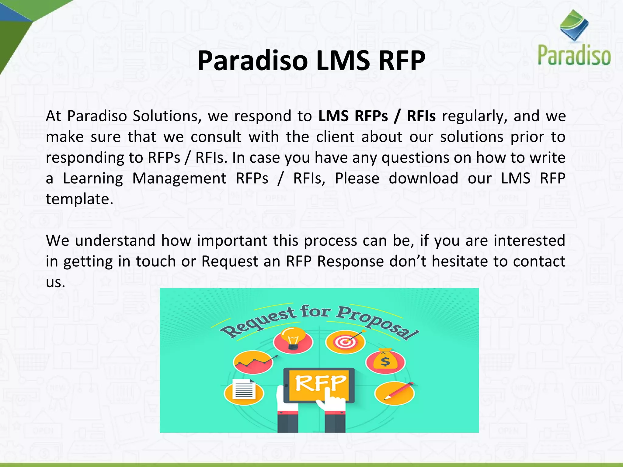 All about LMS RFP | PPT
