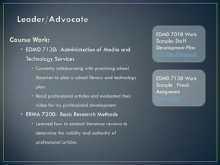 Roles of the Library Media Specialist | PPTX