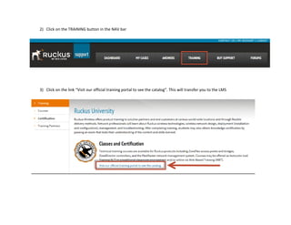 Lms ruckus trainig portal | PDF | Technology & Computing