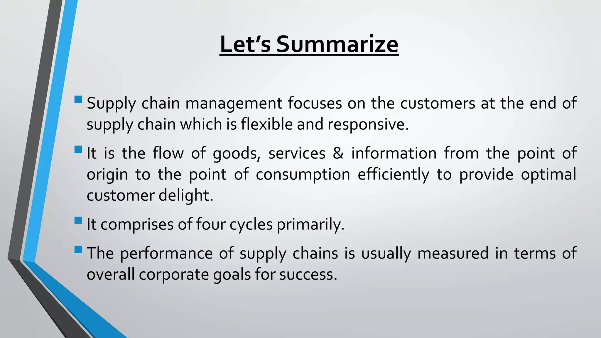 Introduction to Supply Chain Management - a brief overview | PPTX