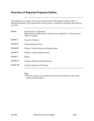 Lms Selection Templates | PDF