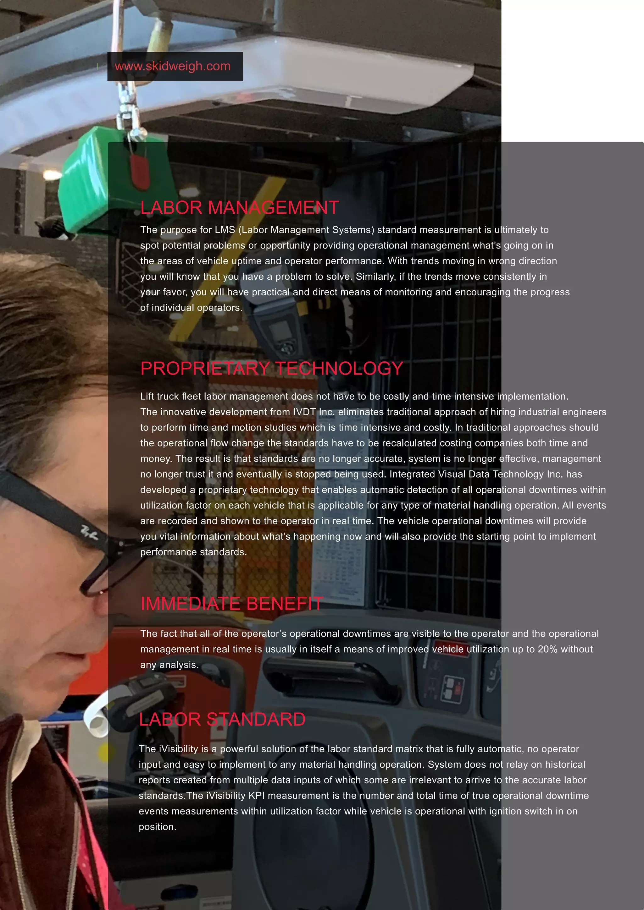 Lift truck fleet labor management | PDF