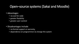 LMS(learning management system , VLE (virtual learning environment) and ...