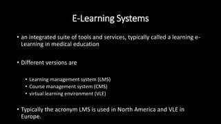 LMS(learning management system , VLE (virtual learning environment) and ...