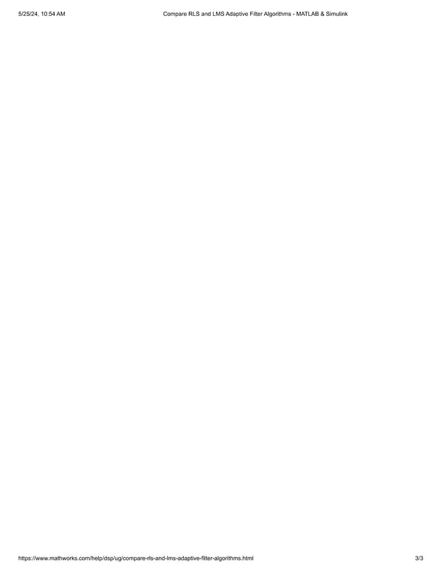 Least Mean Square VS Recursive Least Square.pdf