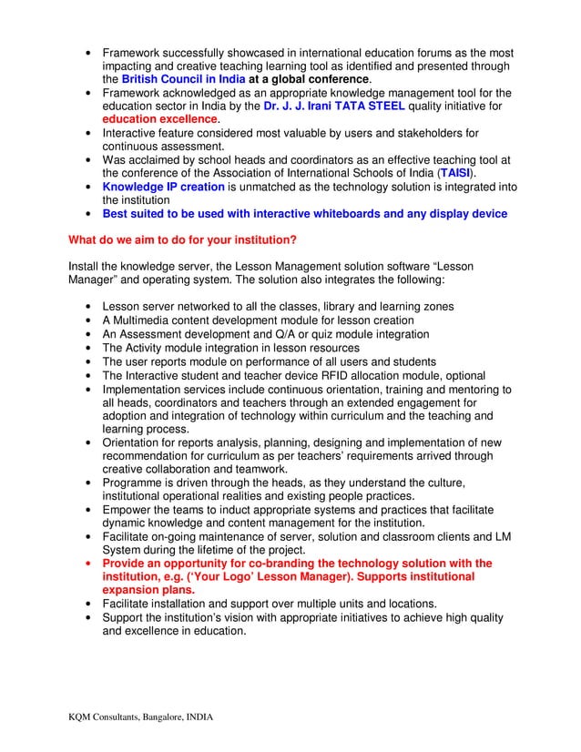 Lesson Management System | PDF