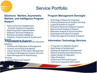 Lmt capabilities brief, | PPTX