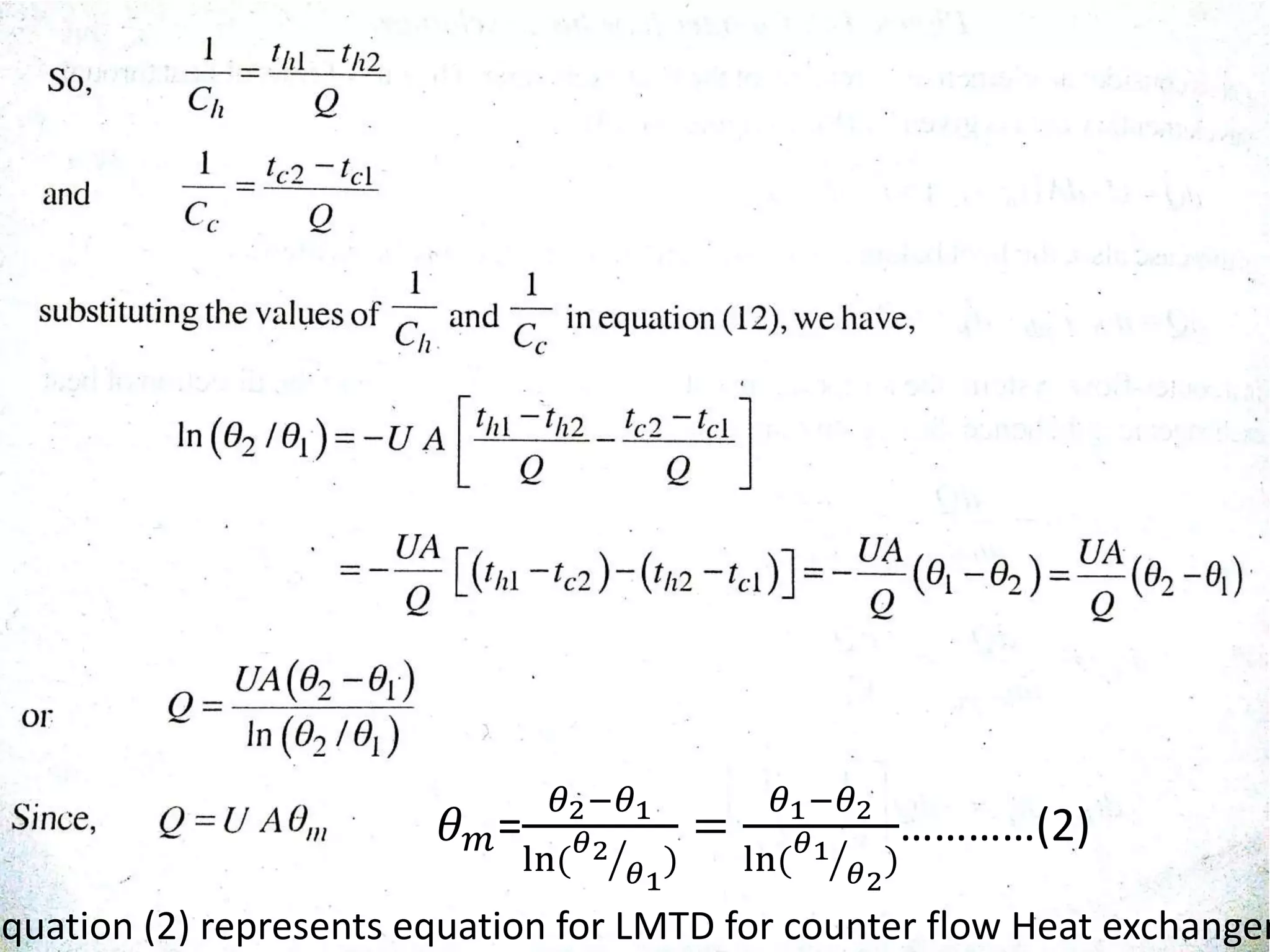analysis of heat exchanger by LMTD method | PPTX