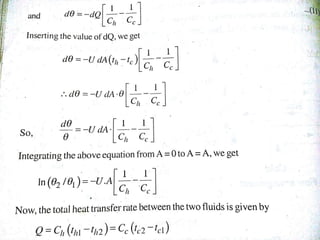 analysis of heat exchanger by LMTD method | PPTX