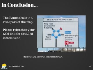 WME - Roundabouts (Draft) | PDF