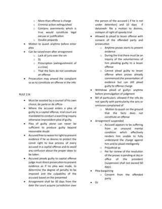 Last Minute Tips Remedial Law | PDF