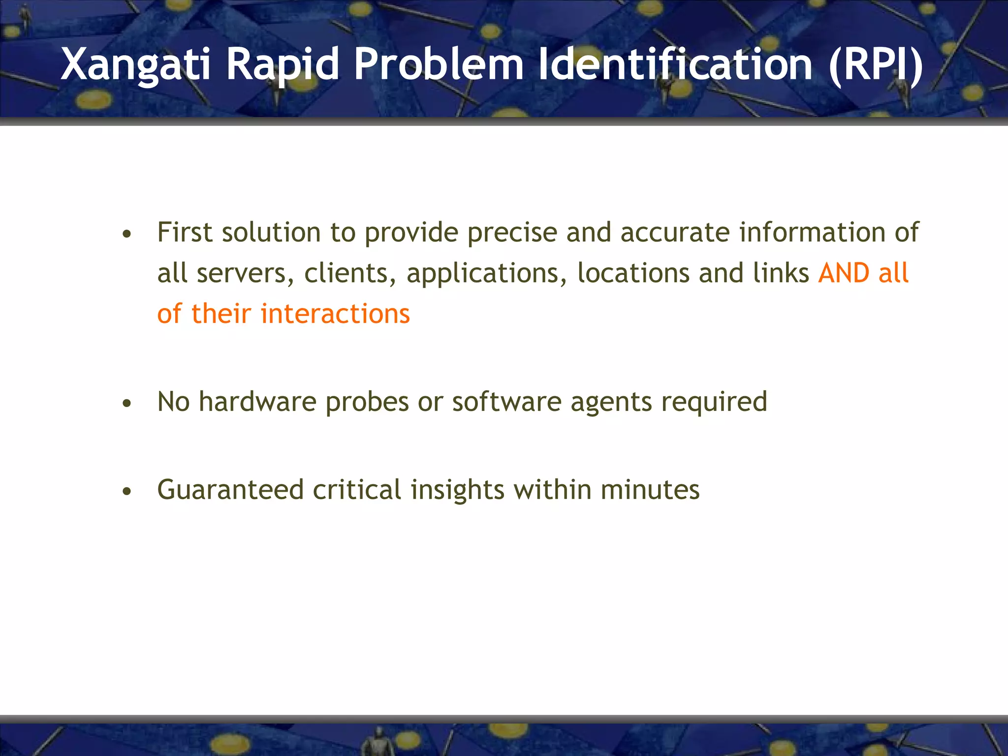 LMTV #1 - Rapid Problem Identification from Xangati | PPT
